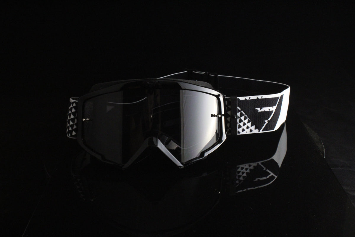 Flow Vision Youth Section™ Motocross Goggle: Black/White – Stan Benson ...