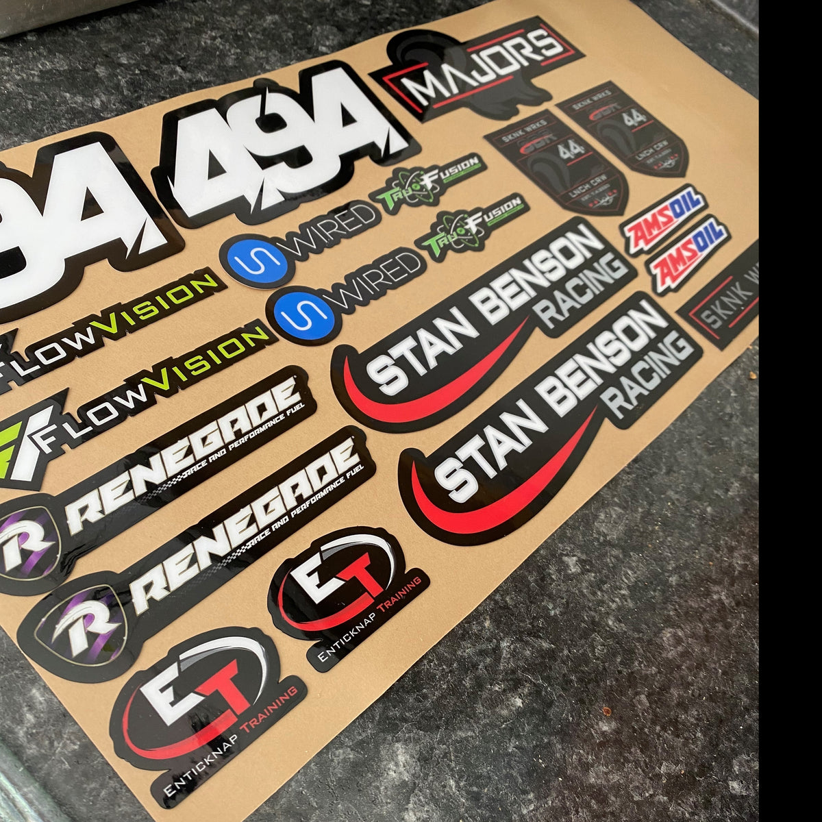 SBR Team ID Kit – Stan Benson Racing